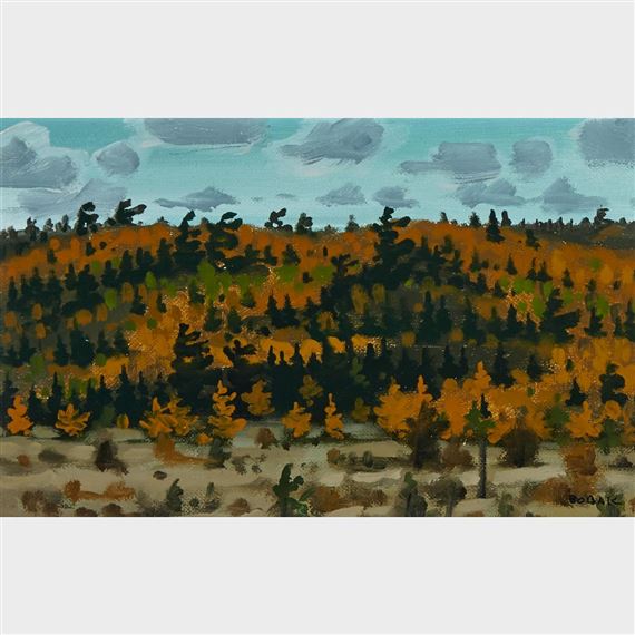Bruno Joseph Bobak | Tamaracks And Spruce | MutualArt