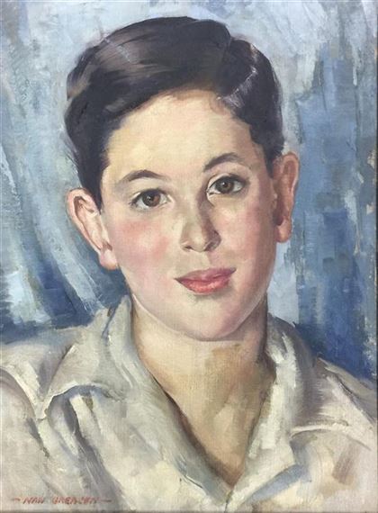 Nan Greacen | Portrait of a Boy | MutualArt