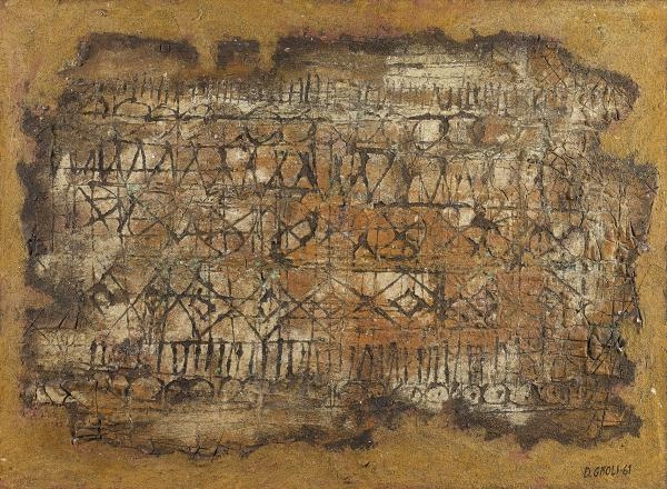 Domenico Gnoli | Neapolitan bed (1960) | MutualArt