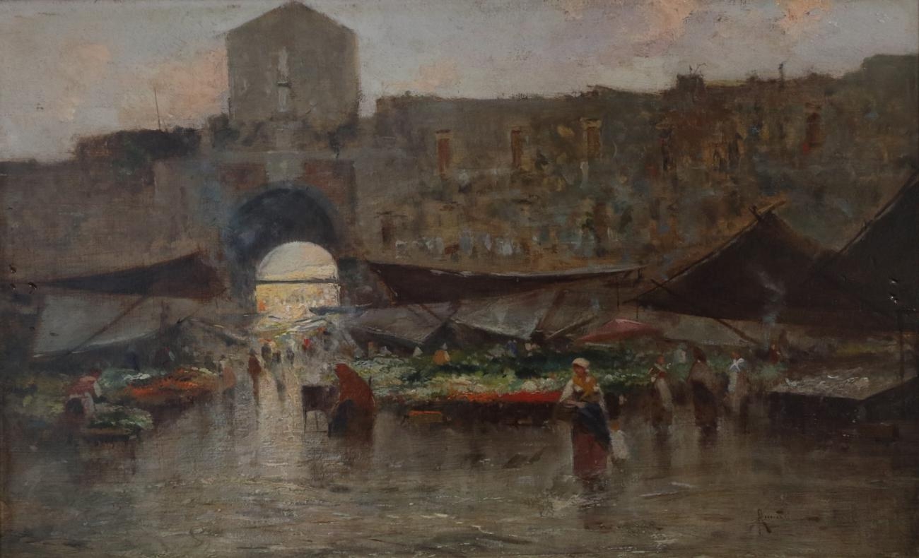 Oscar Ricciardi | The Market at Naples | MutualArt