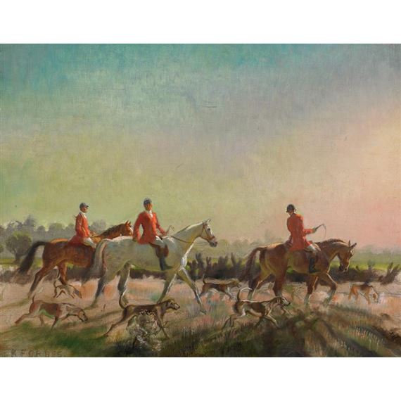 Kenneth Keith Forbes | HUNTERS AND DOGS | MutualArt