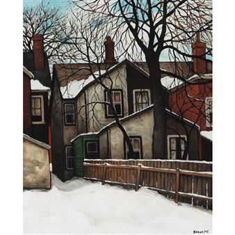 John Kasyn | BACK OF SHERBOURNE ST. (1975) | MutualArt
