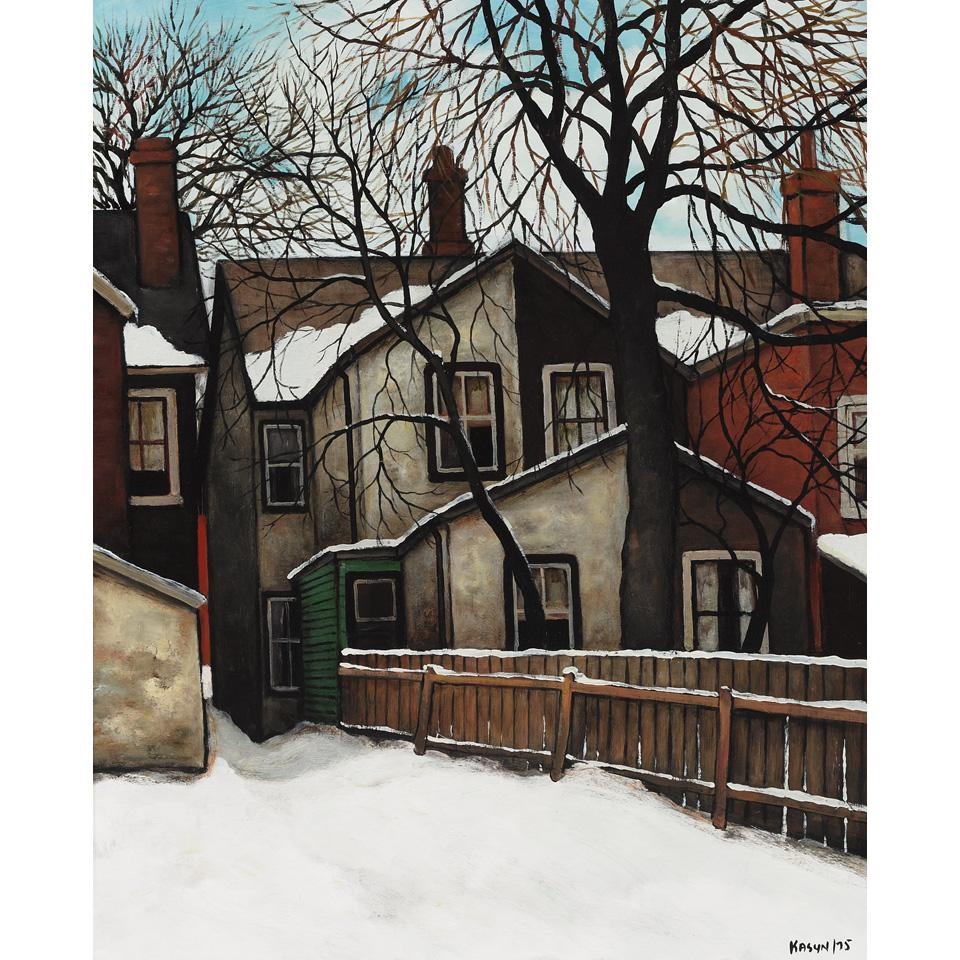 John Kasyn | BACK OF SHERBOURNE ST. (1975) | MutualArt