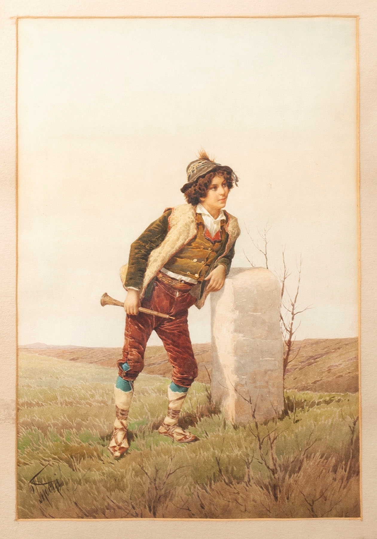 Filippo Indoni | BOY WITH HORN | MutualArt
