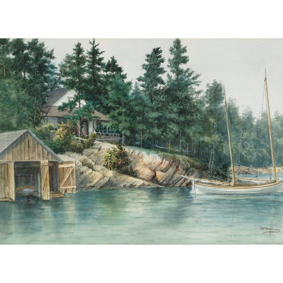 Thomas Harrison Wilkinson | SHORELINE COTTAGE | MutualArt