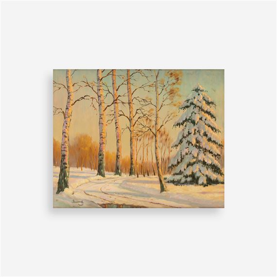 Boris Vasilievich Bessonov | Winter Landscape | MutualArt