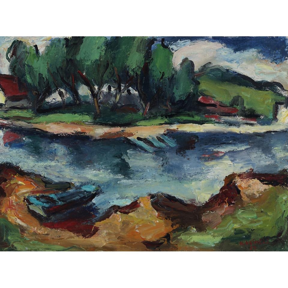 Herman Heimlich | SUMMER LANDSCAPE (1954) | MutualArt