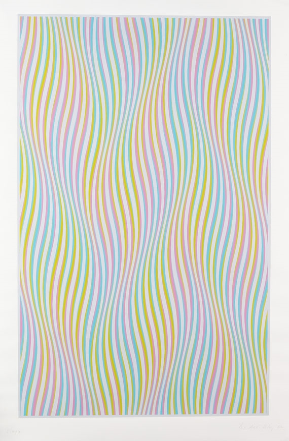 Bridget Riley | Ecclesia; Movement In Squares | MutualArt