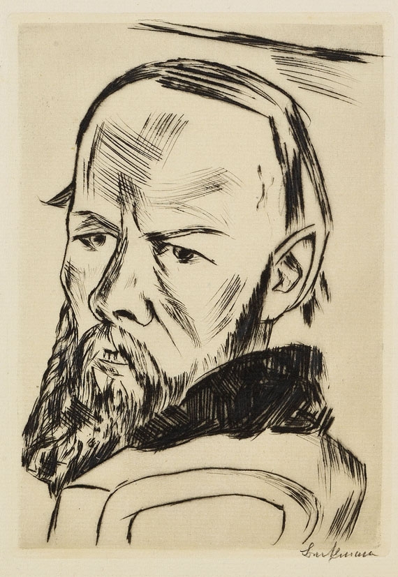 Max Beckmann | Dostojewski II (1921) | MutualArt