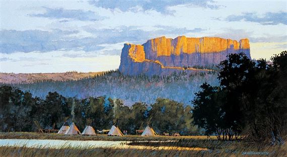 David Halbach | High Mesa Teepees (1977) | MutualArt