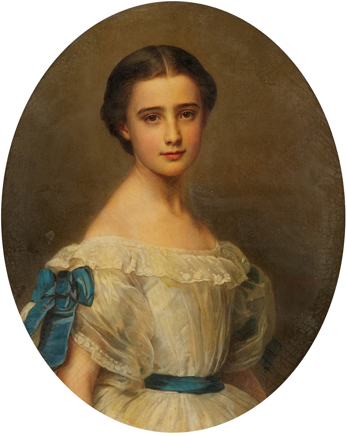 Hermann Winterhalter | Portrait de Marie ESCHASSÉRIAUX ; Portrait de ...