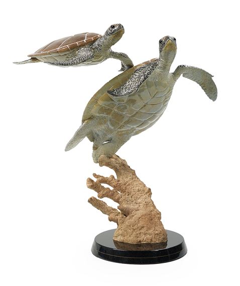 Robert Wyland | Turtle Dance (1990s) | MutualArt