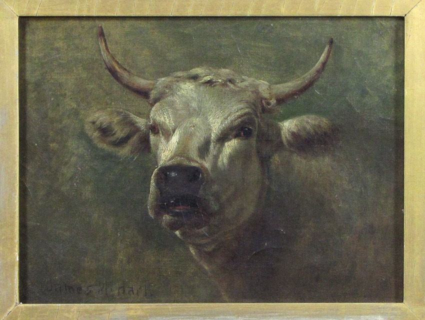 James McDougal Hart | Portrait of a Steer | MutualArt