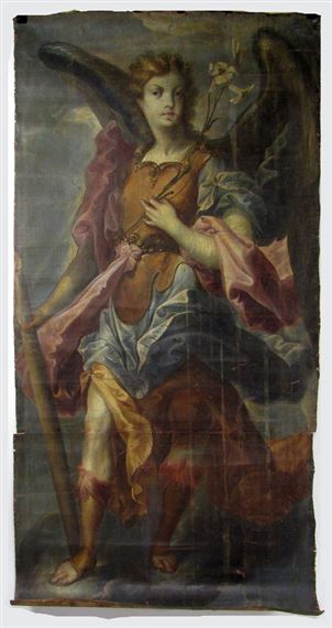 Latin American school, 18th century | Angel Gabriel | MutualArt