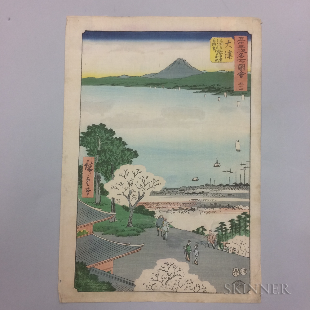 Utagawa Kunisada | Salt-Making on Noto Peninsula (1853) | MutualArt