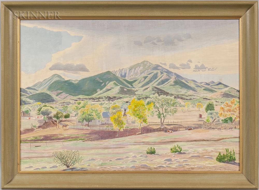 Sidney Redfield | Home at Arabella (New Mexico) (1958) | MutualArt