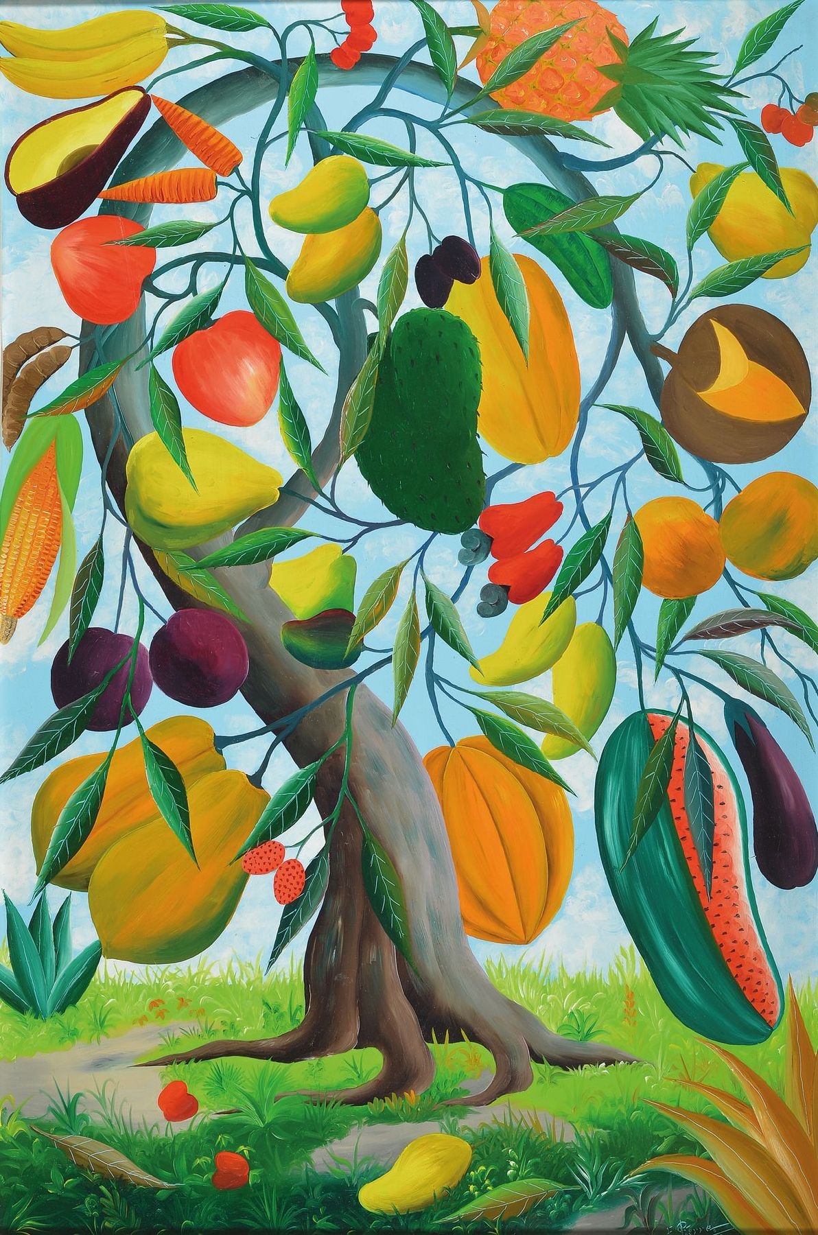 Fernand Pierre | Magic Fruit Tree (Circa 1970) | MutualArt