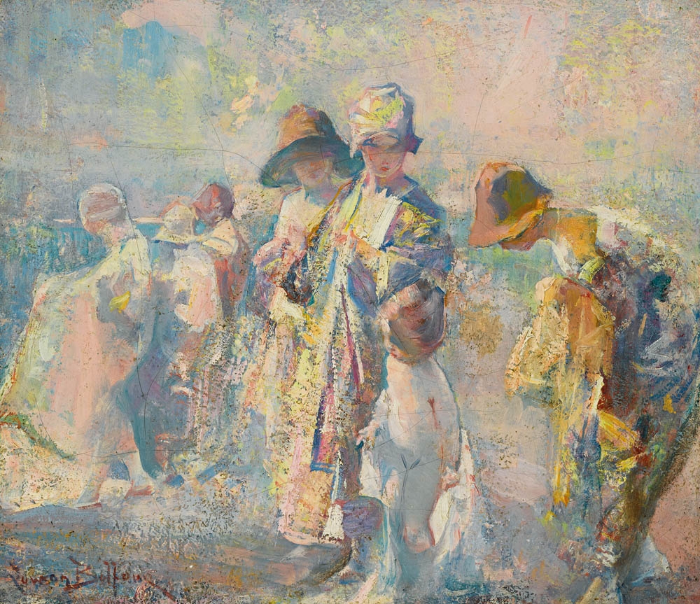 James Lawson Balfour | Figure Resting by the Tree (1907) | MutualArt