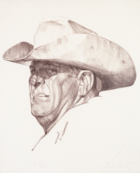 Gordon Snidow | Cowboy portrait | MutualArt