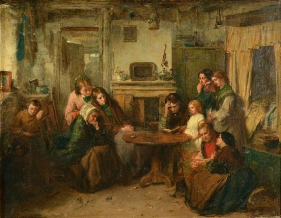Thomas Faed | A Family Gathering | MutualArt