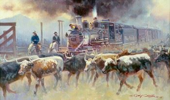 Gary Carter | Fat Cattle and Slim Rails | MutualArt