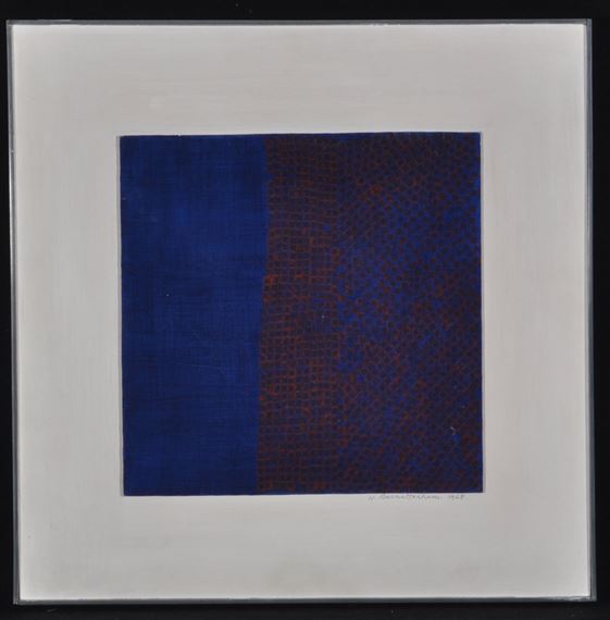 Wilhelmina Barns-Graham | Tension Series-Burt Sienna and Monstral Glue ...