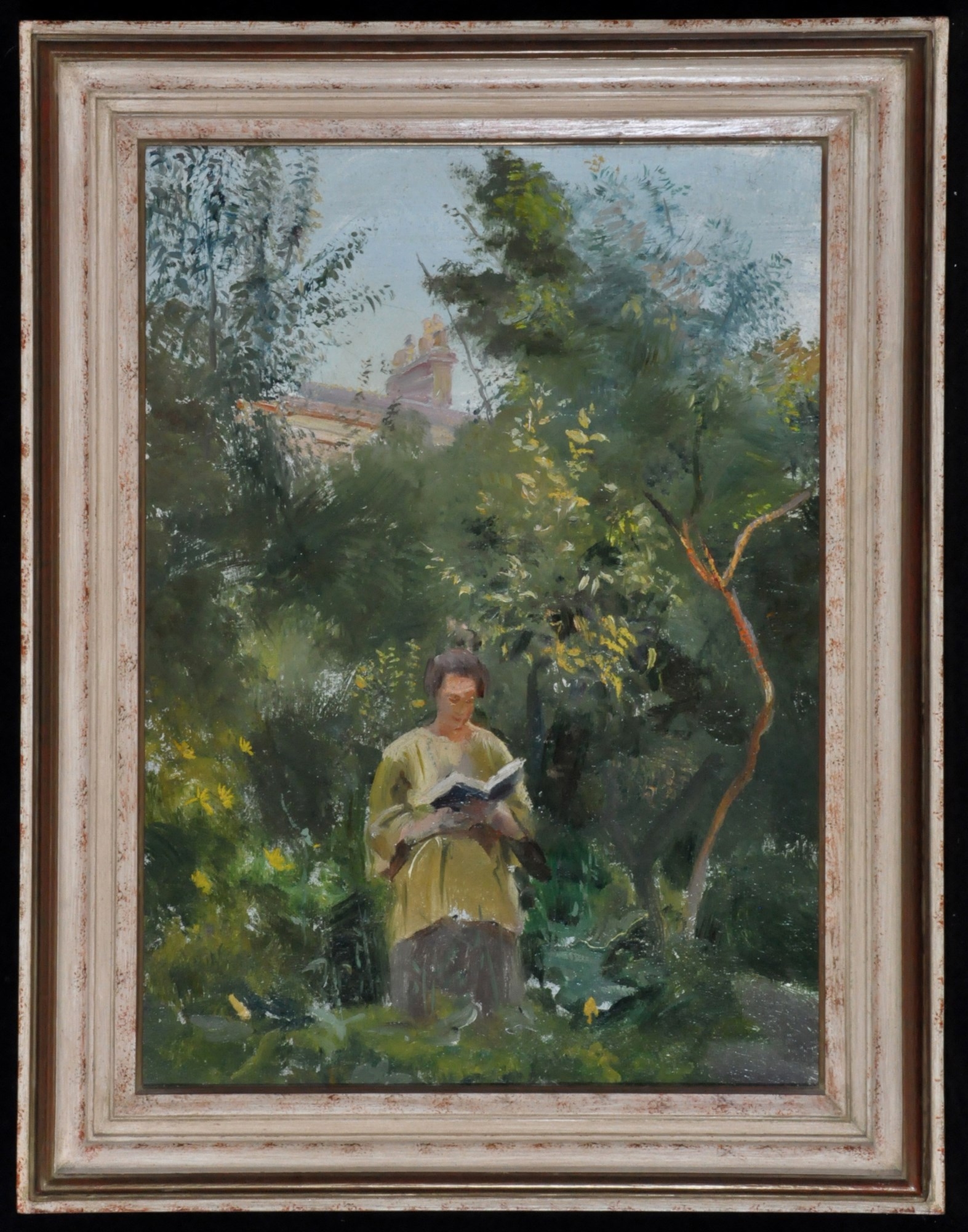 Douglas Stannus Gray | A woman standing in the garden reading Kings ...