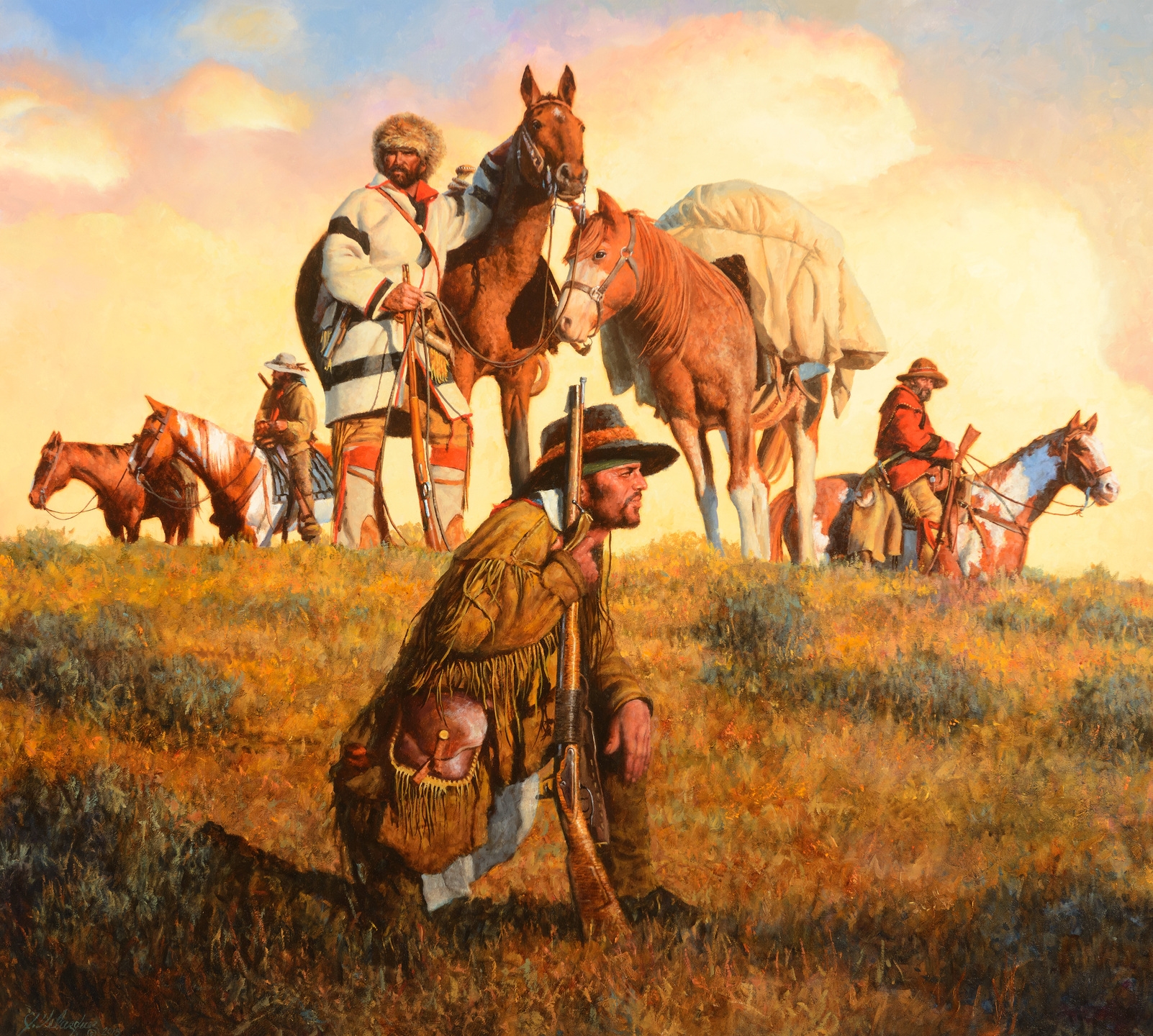 Joe Velázquez | Adventurers of the Fur Trade (2018) | MutualArt