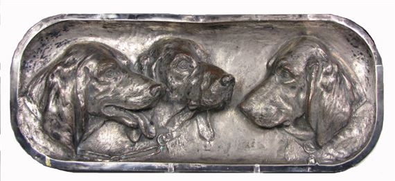 Alexander Pope Jr. | 3 hunting dogs | MutualArt