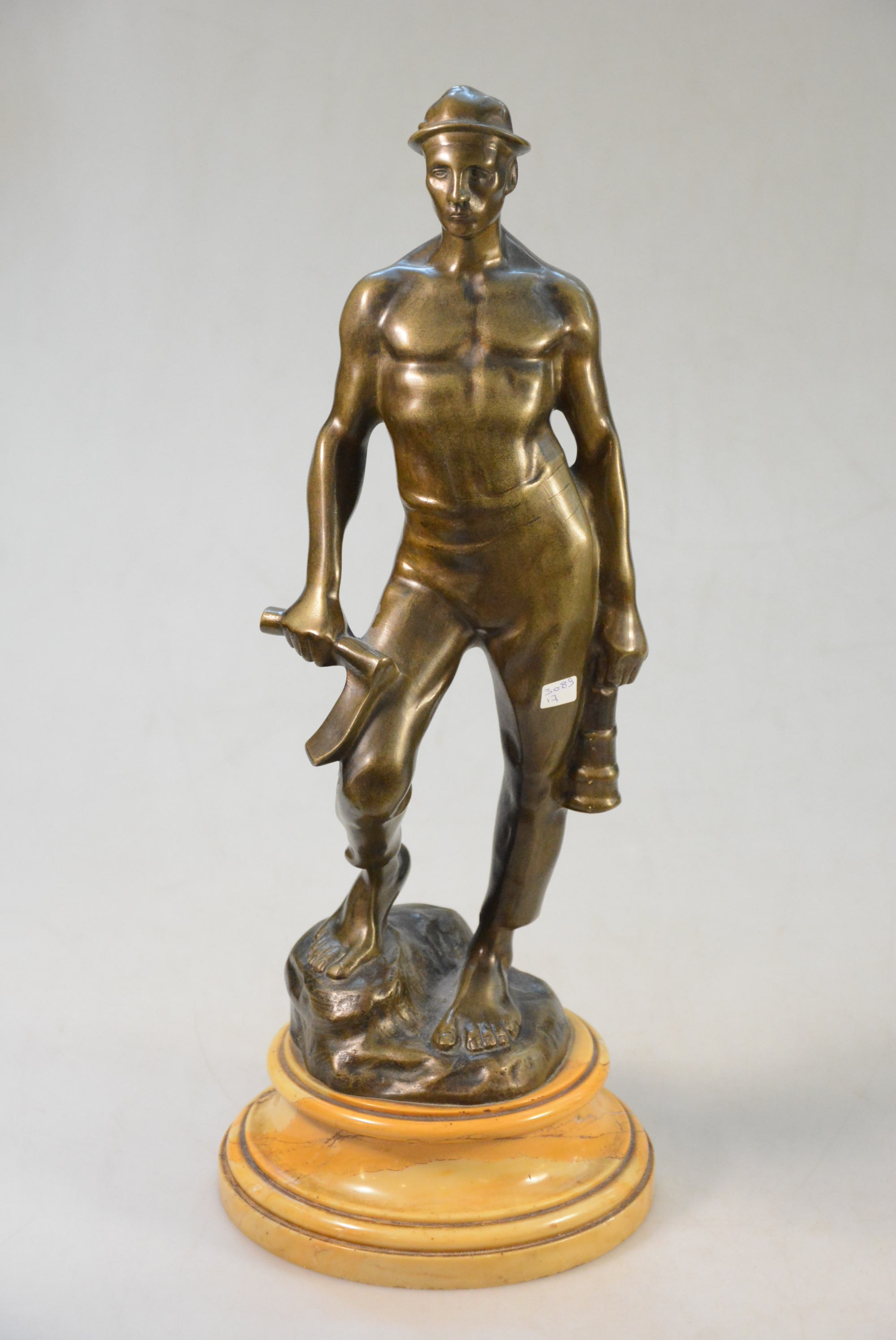 Constantin Meunier | Le mineur à la lampe | MutualArt