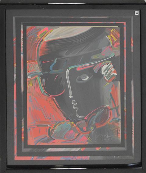 Peter Max | Zero with Bowler (1990) | MutualArt