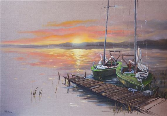 Kepka Magdalena | Wieczór na Nidzkim (2018) | MutualArt