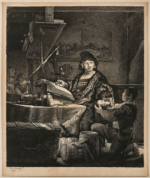 Rembrandt van Rijn | Jan Uytenbogaert (The Gold-Weigher | MutualArt