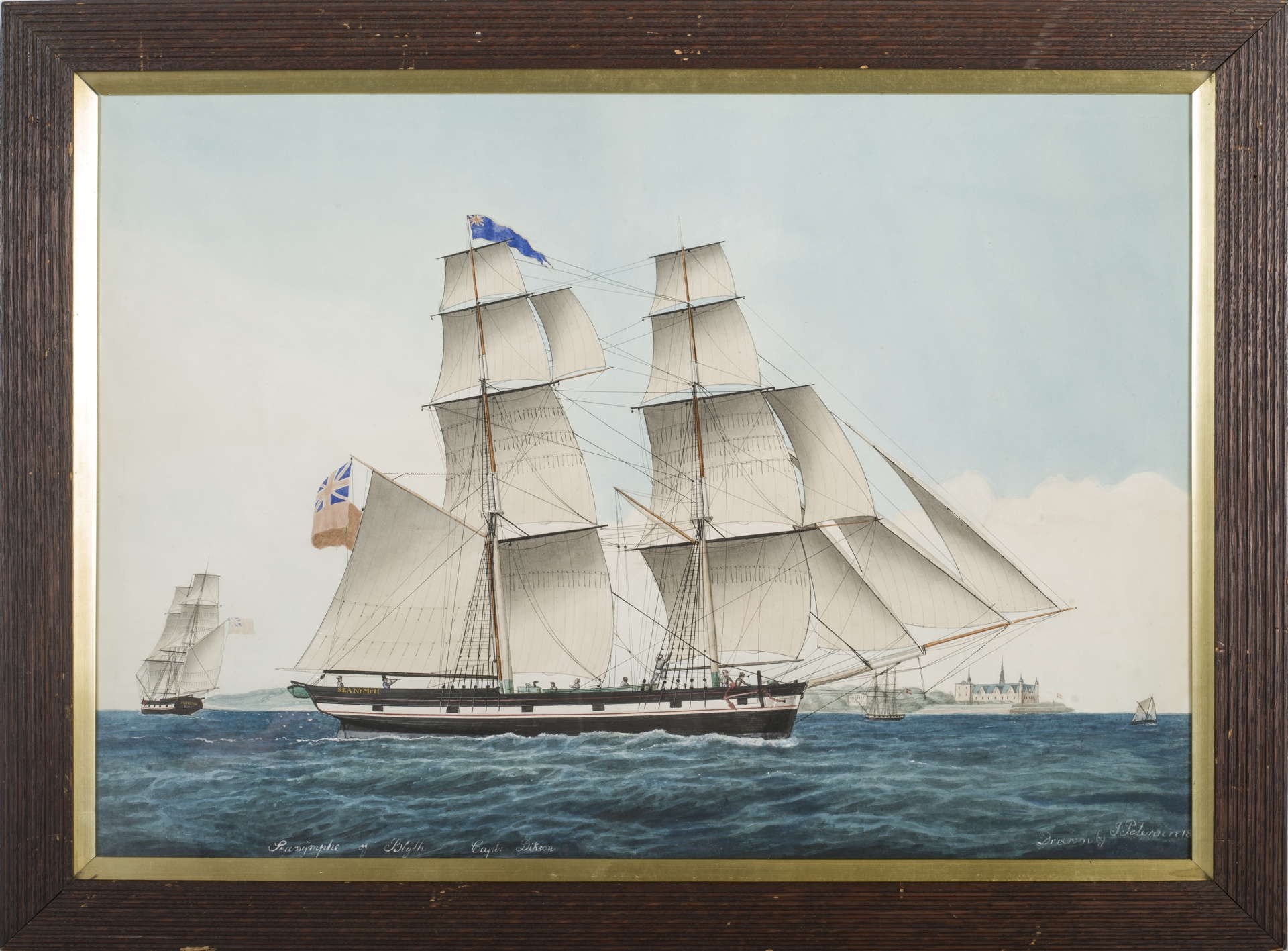 Jakob Petersen | THE BRIG SEA NYMPH OF BLYTH, CAPT. R. DIXON | MutualArt