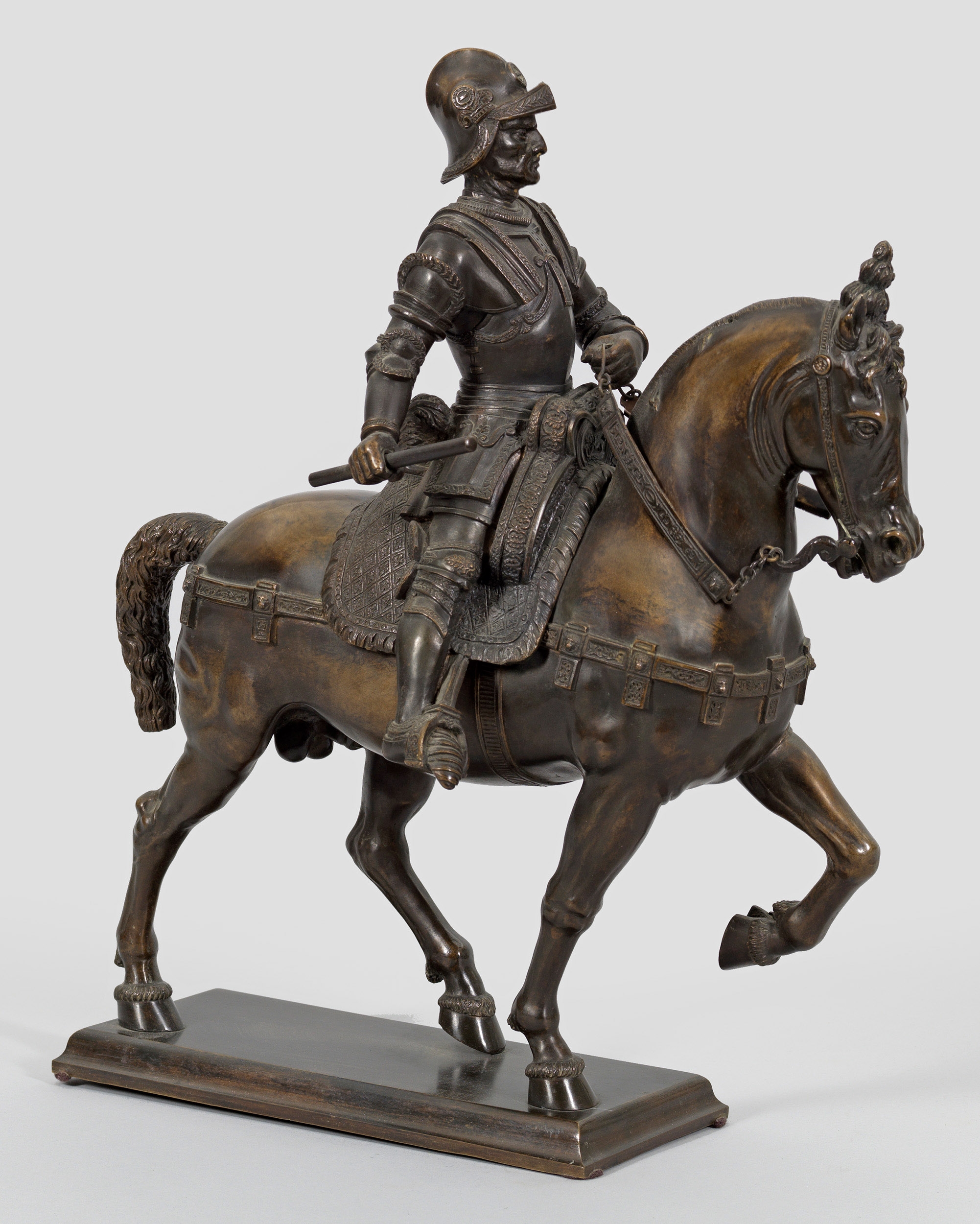 Andrea del Verrocchio | Equestrian statuette of the Condottiere ...