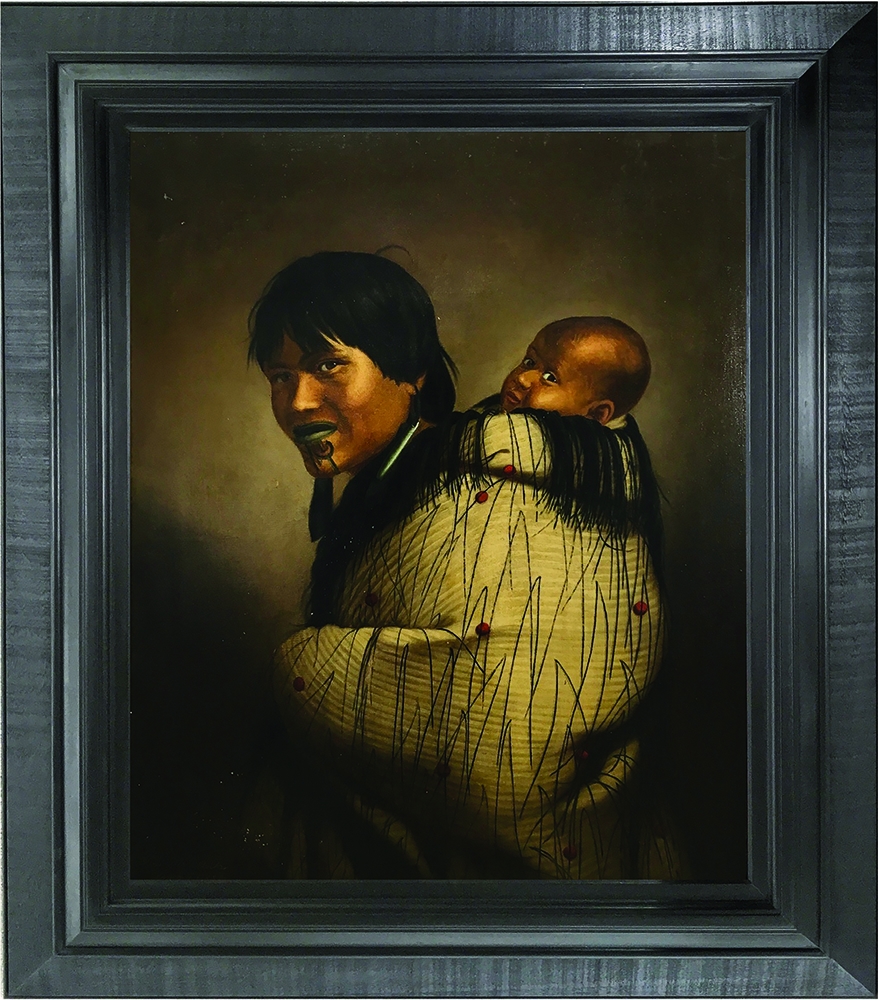 Gottfried Lindauer | Heeni Hirini and Child (previously known as Ana ...