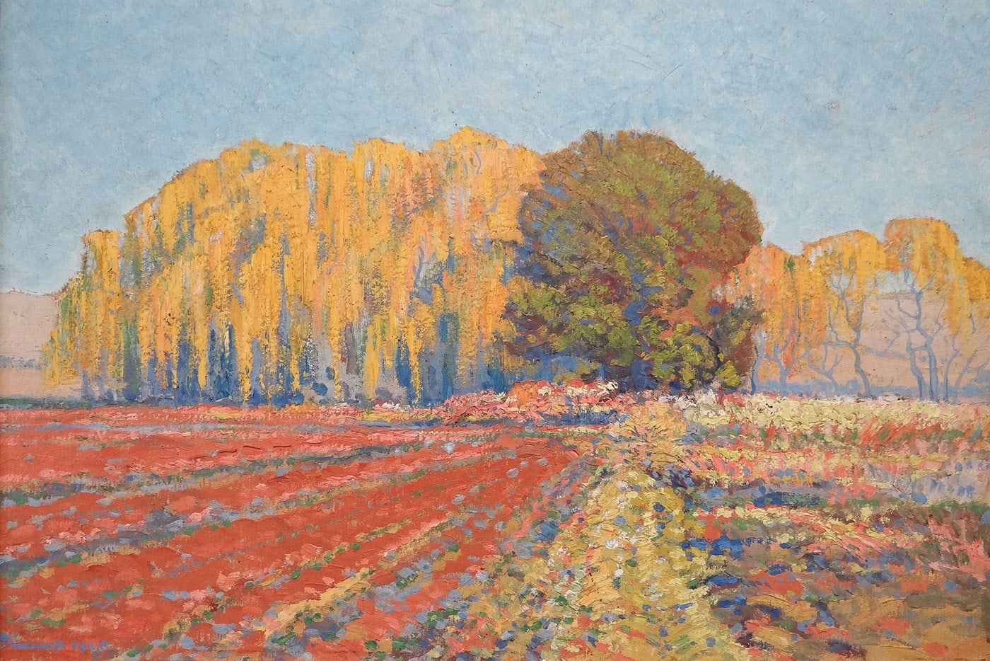 Jacob Hendrik Pierneef | Landscape with Willow Trees (1925) | MutualArt
