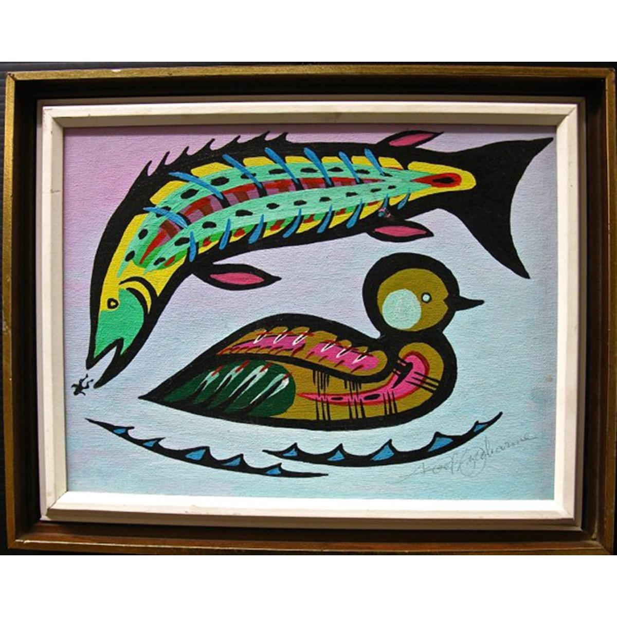 Noel Ducharme | FISH, FROG AND DUCK (1973) | MutualArt