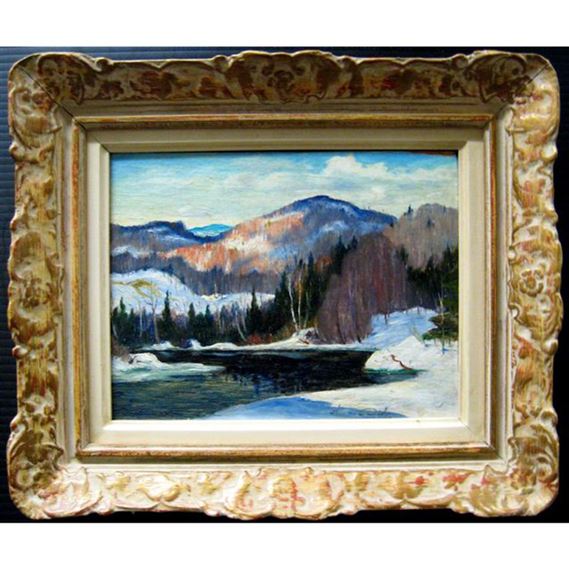 Thomas H. Garside | THE NORTH RIVER IN SPRING | MutualArt