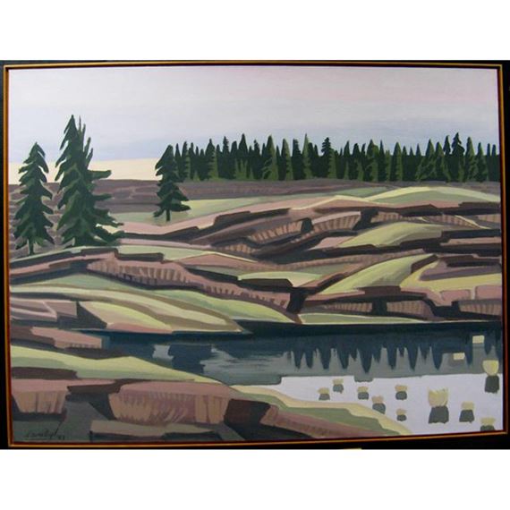 David Pugh | FOOT HILLS POND (1981) | MutualArt