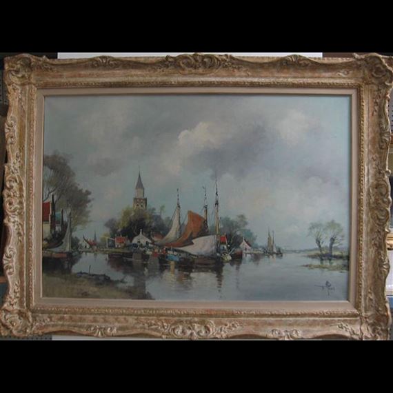 F. Roberts | TRANQUIL HARBOUR (AMSTERDAM) | MutualArt