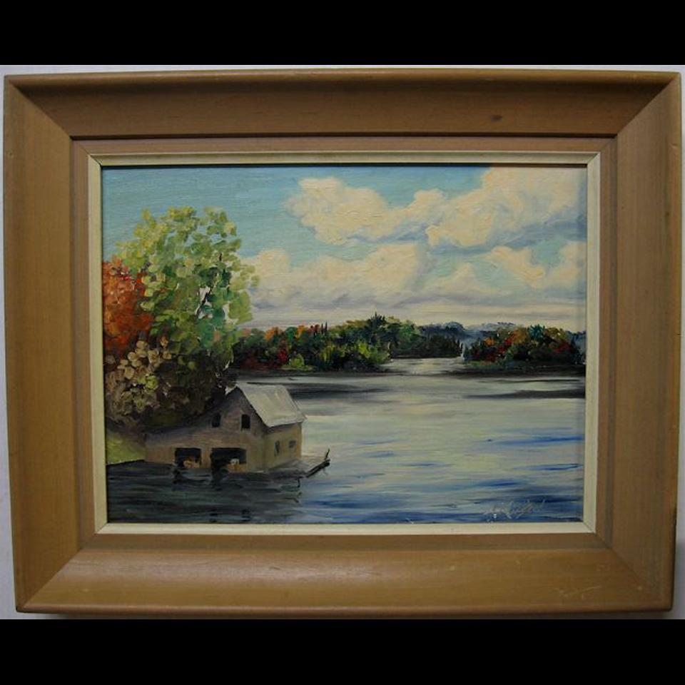 James Lorimer Keirstead | THE OLD BOATHOUSE | MutualArt