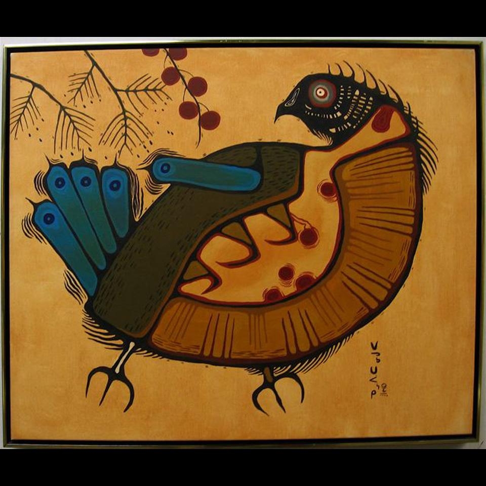 Blake Debassige | SHAKING PARTRIDGE | MutualArt