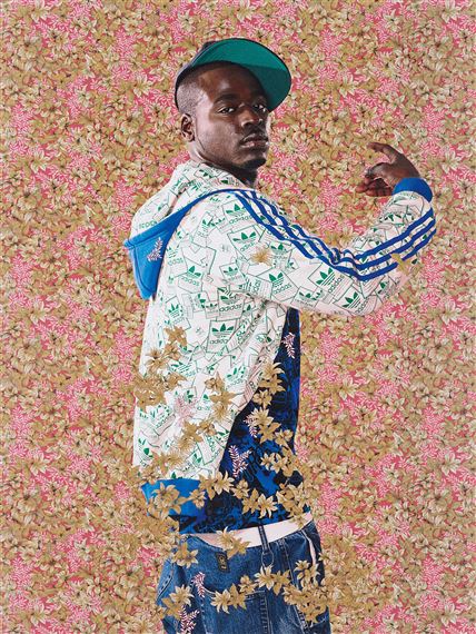 Kehinde Wiley | After John Raphael Smith’s A Bacchante after Sir Joshua Reynolds (2009) | MutualArt