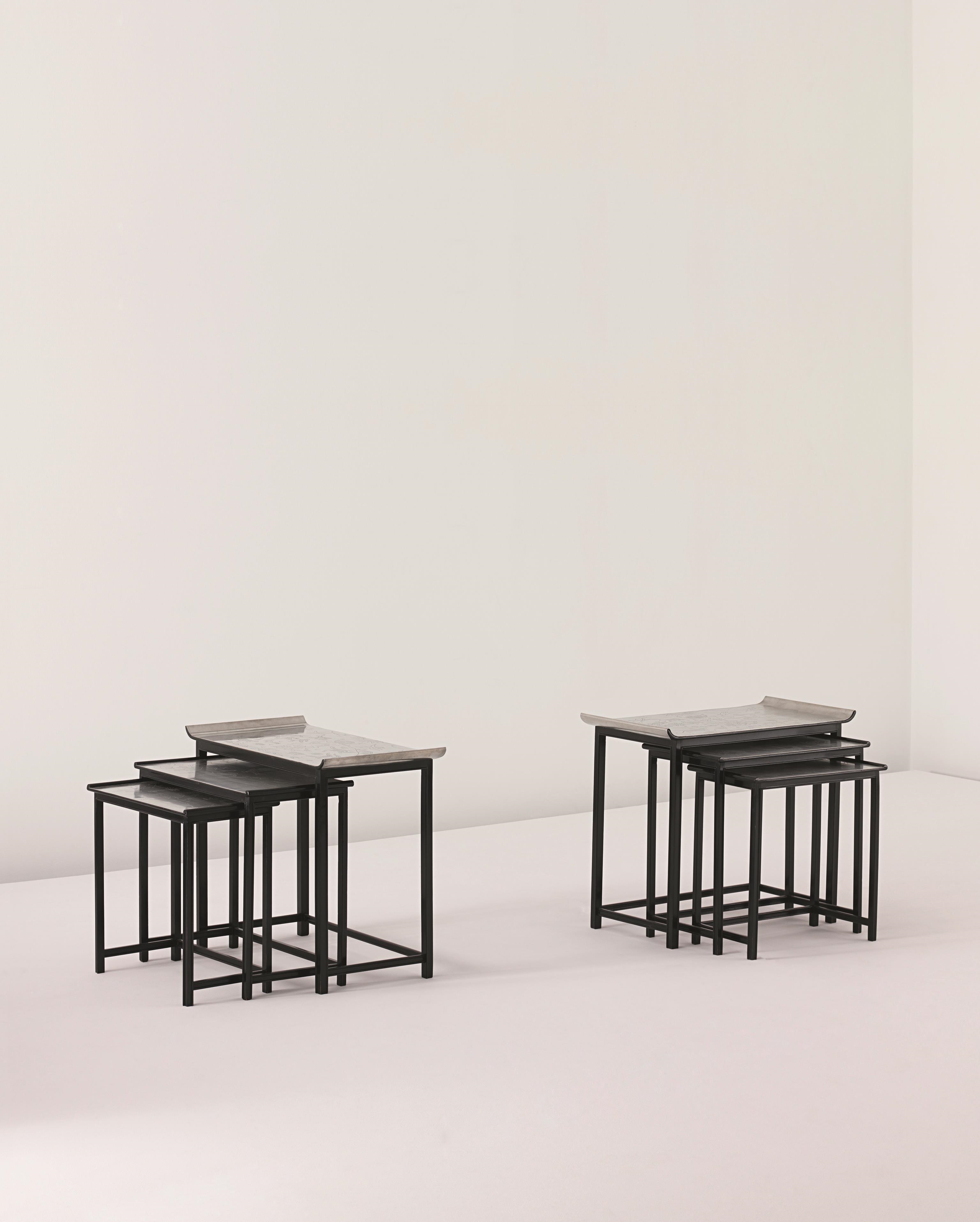 Nils Fougstedt | Pair of ‘Noah’s Ark’ nesting tables, model no. 423 ...