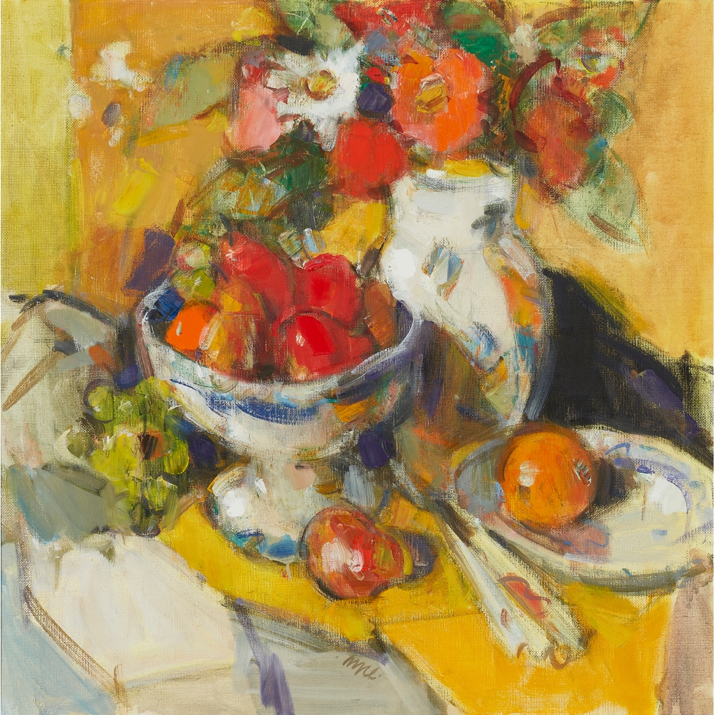 Gordon Bryce | STILL-LIFE WITH RED PEARS (1990) | MutualArt