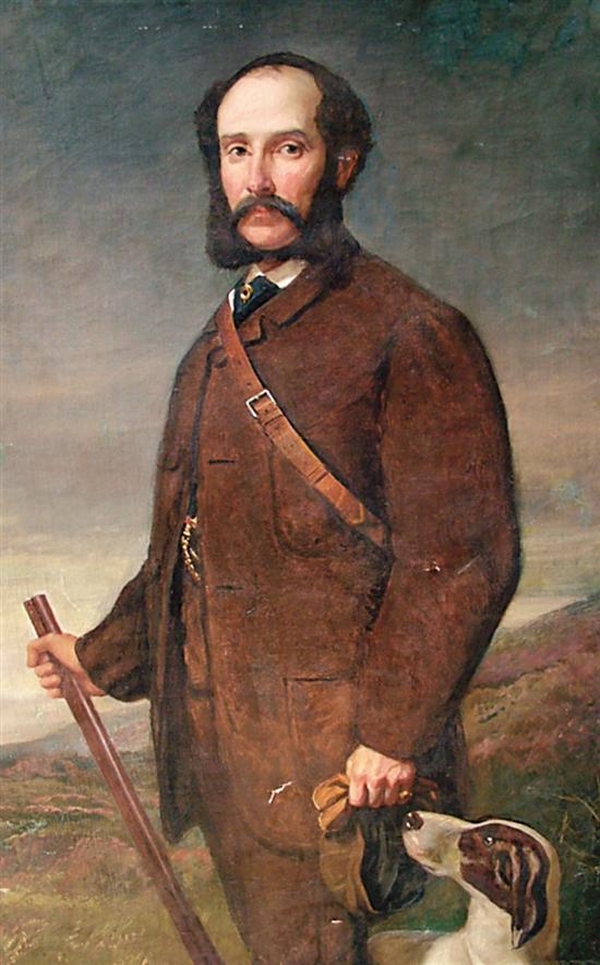 British School, 19th Century | PORTRAIT OF A HUNTSMAN | MutualArt