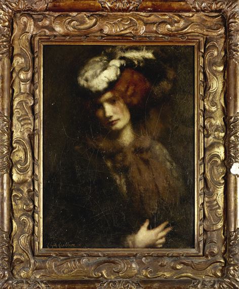 Edyth Starkie Rackham | The Grebe Hat | MutualArt