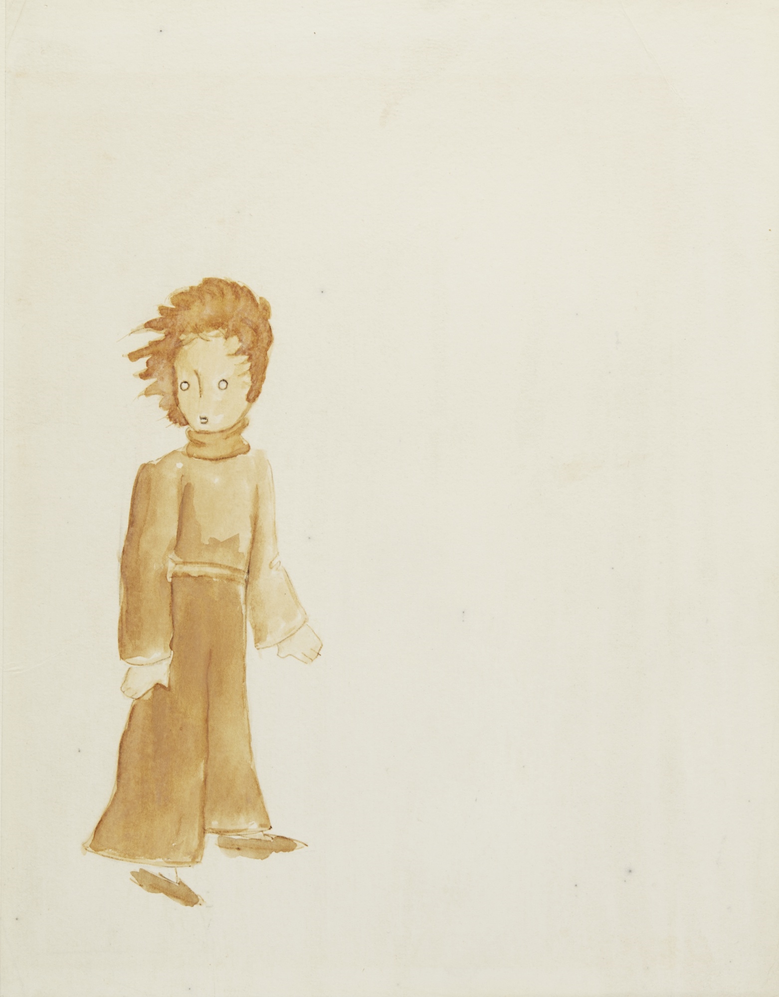 Antoine de Saint-Exupéry | Original unpublished watercolour for the ...