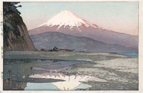 Hiroshi Yoshida | Fujiyama from Okitsu | MutualArt